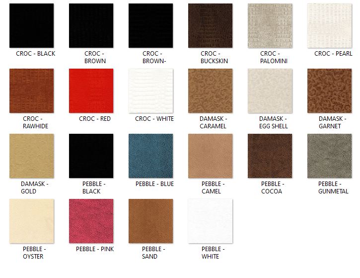 High End 12 Gauge Vinyl Samples