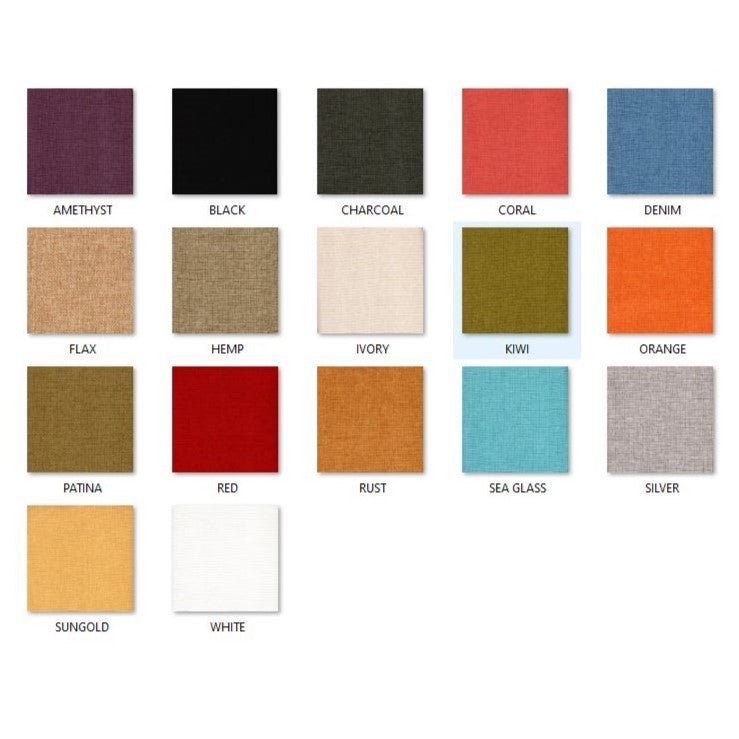Mirage Basketweave Linen Color Swatches
