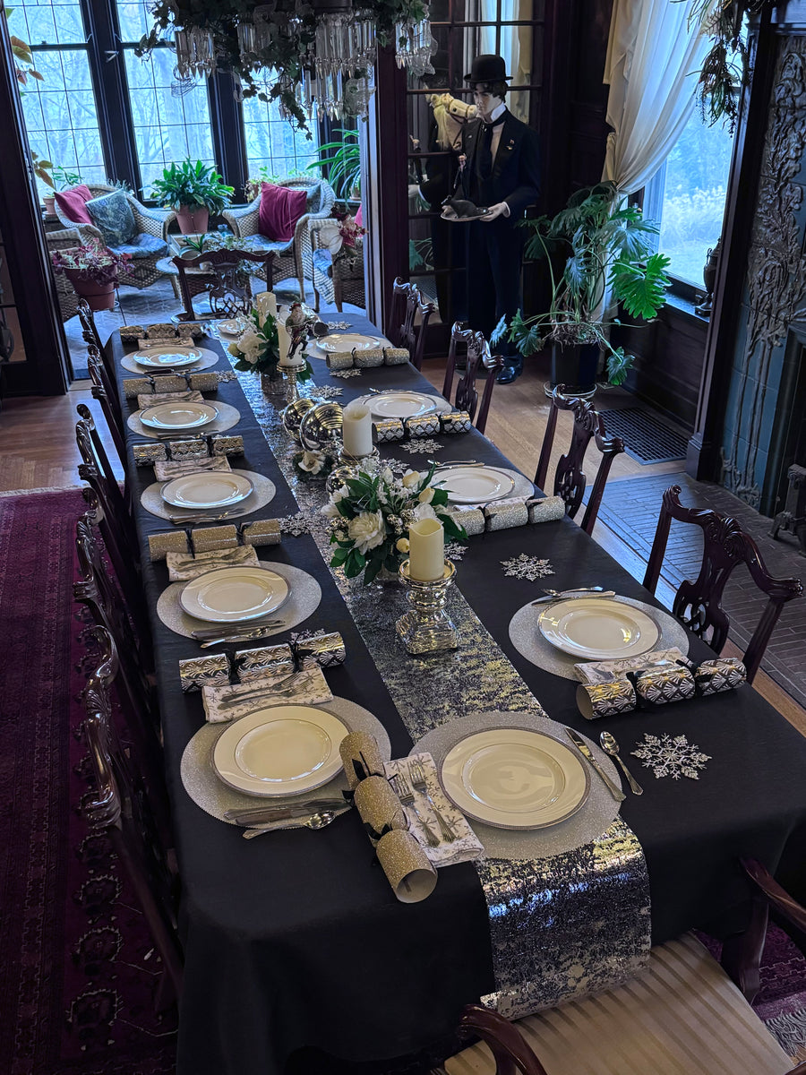 Rectangular Romance Iridescent Tablecloth