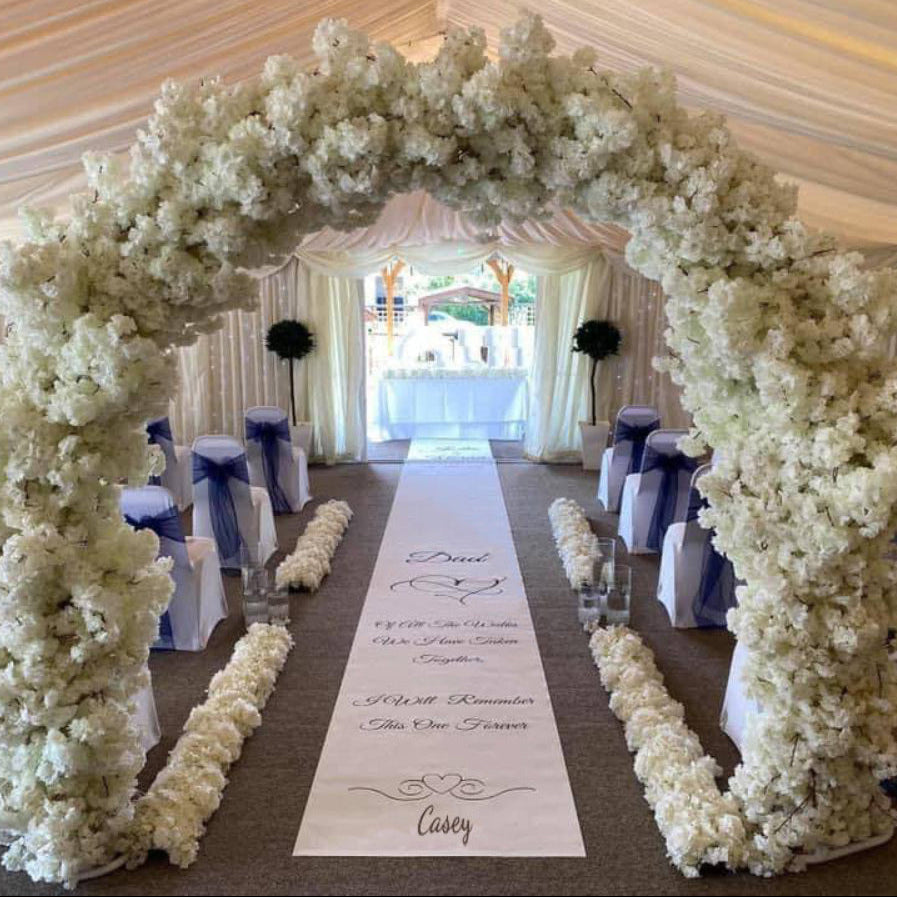 Custom Printed Poly Aisle Runner