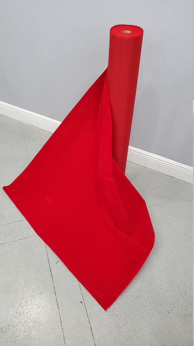 Custom Printed Red Velvet Wedding Aisle Runner Special