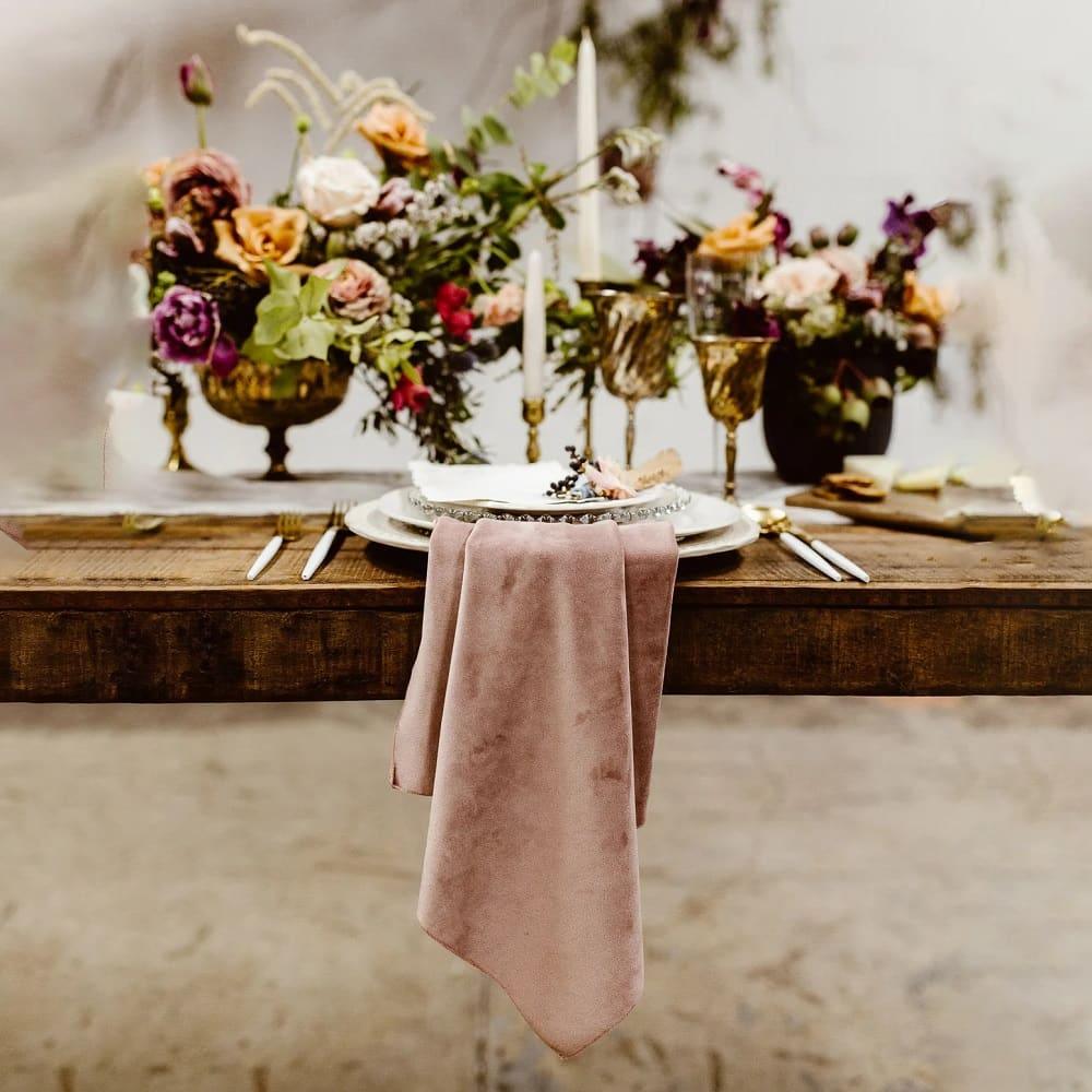 Dozen Velvet Napkins
