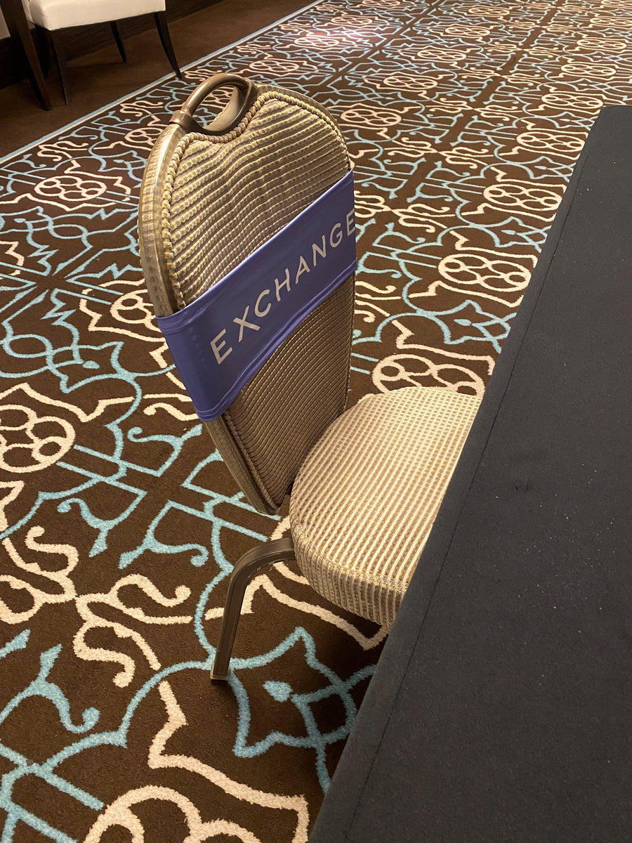 Pre-Production Sample for Printed Spandex Chair Band