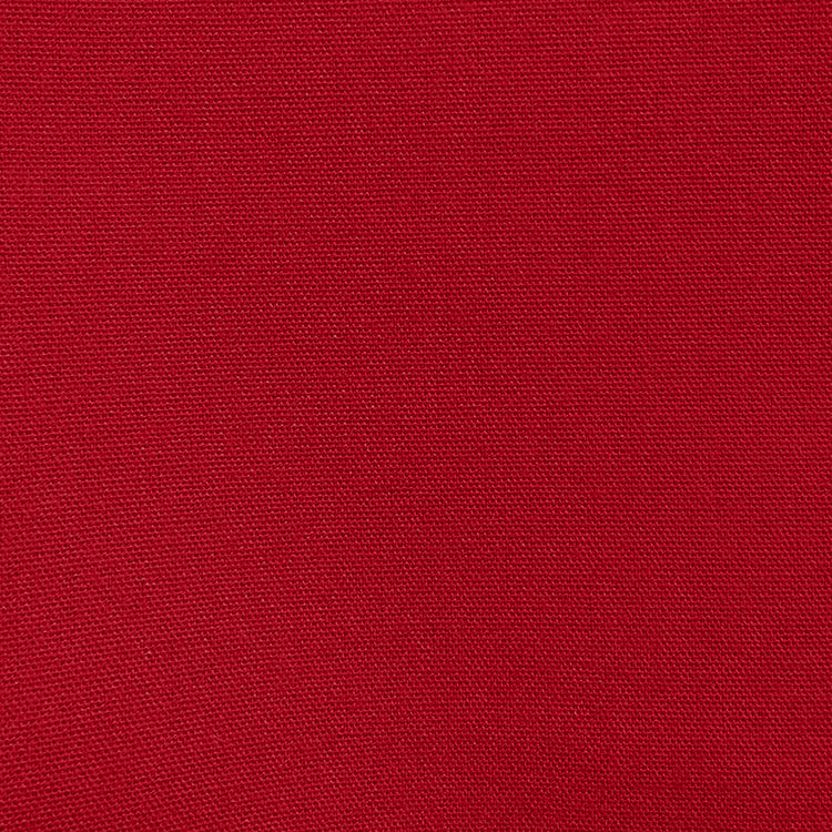 Red 52" x 114" Rectangular Spun Poly Tablecloth