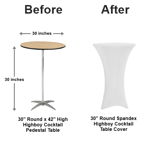 30" Round Cocktail Table Adjusts 30" & 42" Heights