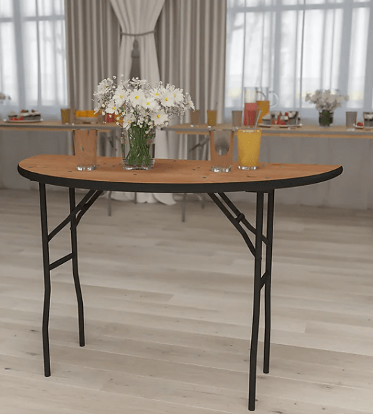 Half Round Table