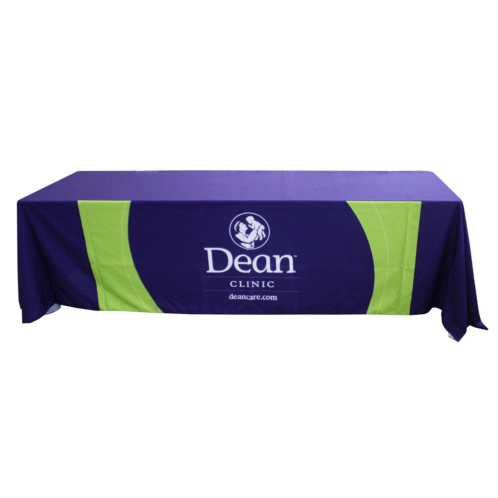 8' Custom Printed Table Throw - Front Panel Print