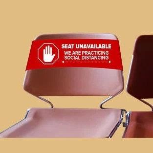 Custom Printed Chair Bands With Logo, All Sizes