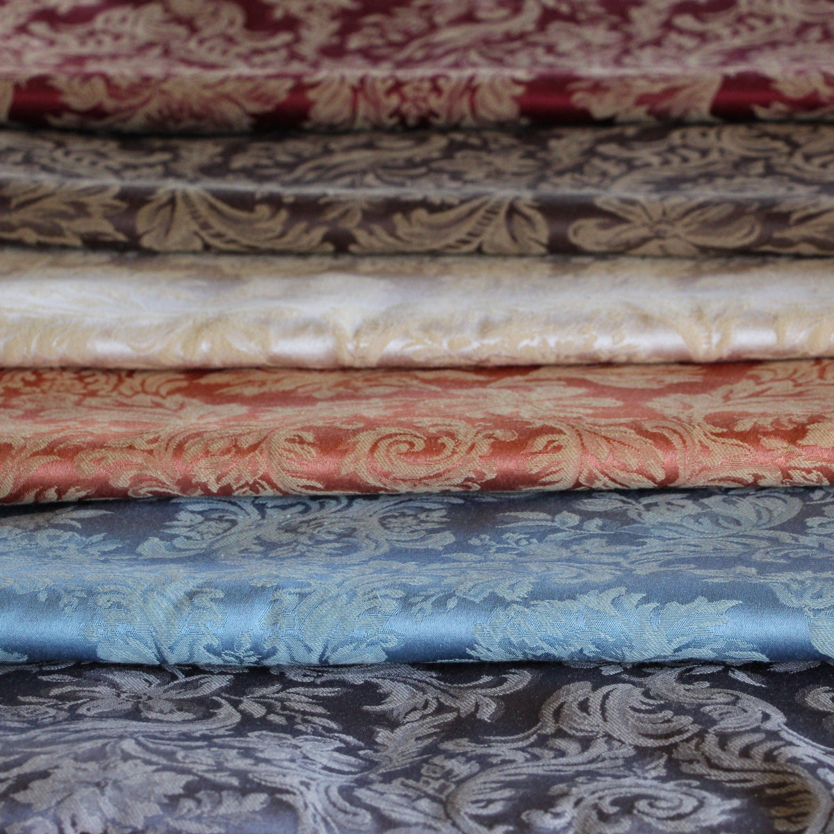 Miranda Damask Fabric By The Yard