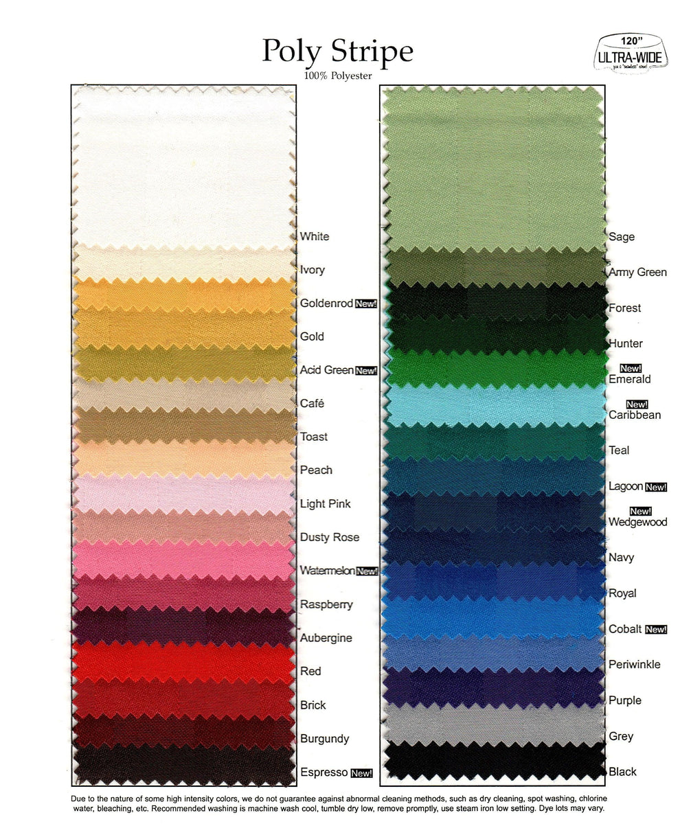 Poly Stripe Fabric By The Yard