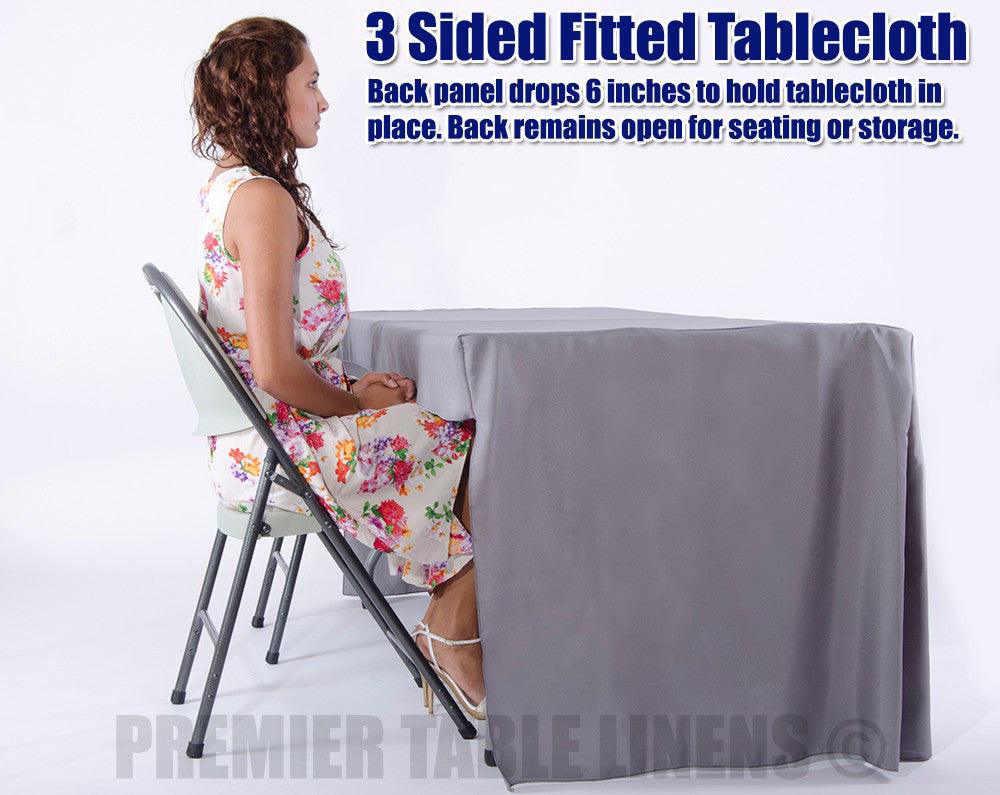 Rectangular Fitted Tablecloth Poly Value Tex