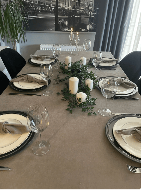 Rectangular Romance Iridescent Tablecloth