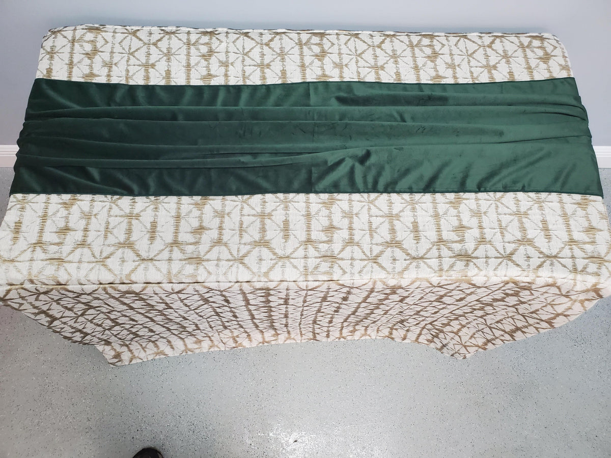 Rectangular Shibori Hex Tablecloth