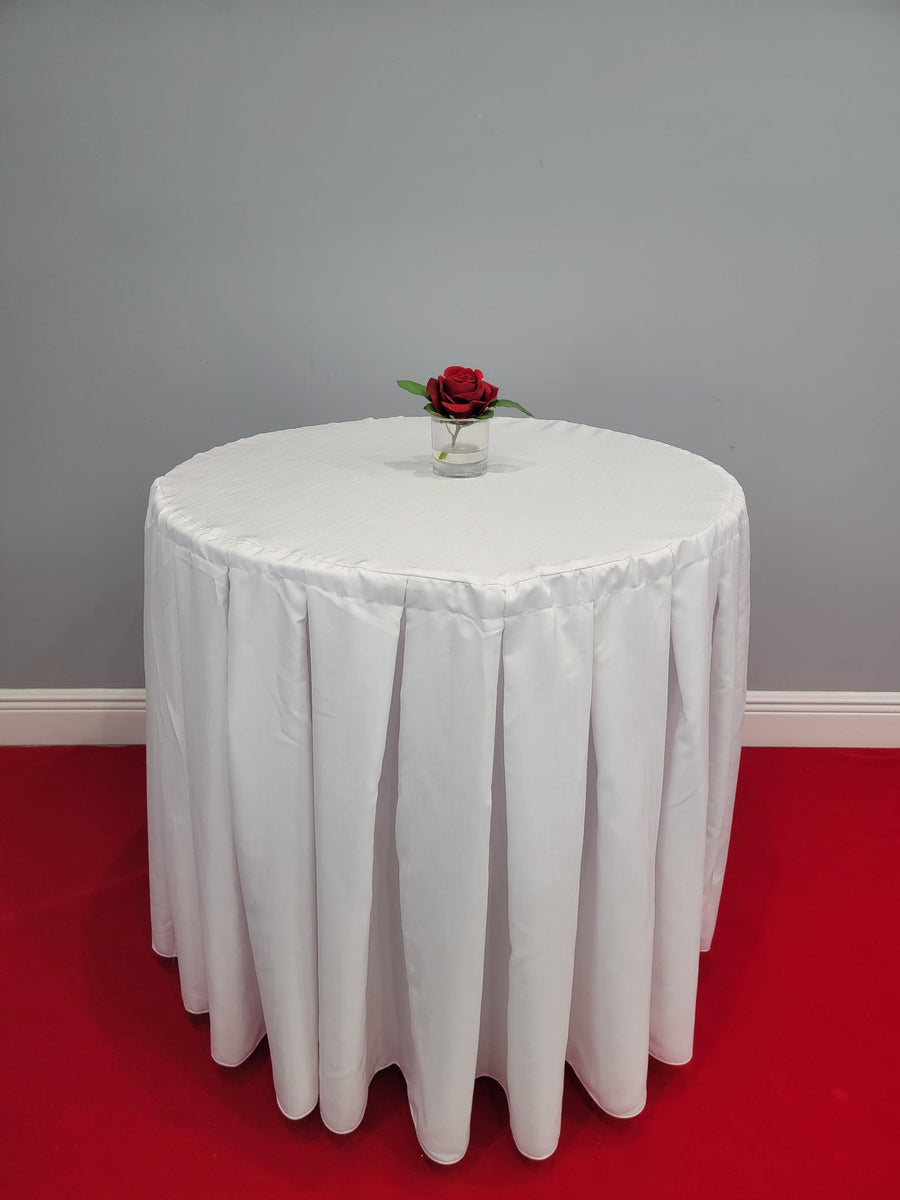 Round Fitted Tablecloth Standard 30" Height Majestic