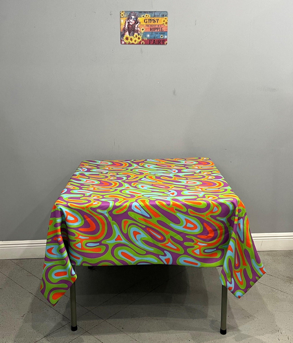 Square Psychedelic Tablecloth